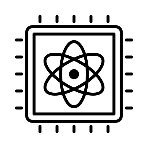 Quantum Computing Icons - Qubit Set – Royalty-Free Vector | VectorStock