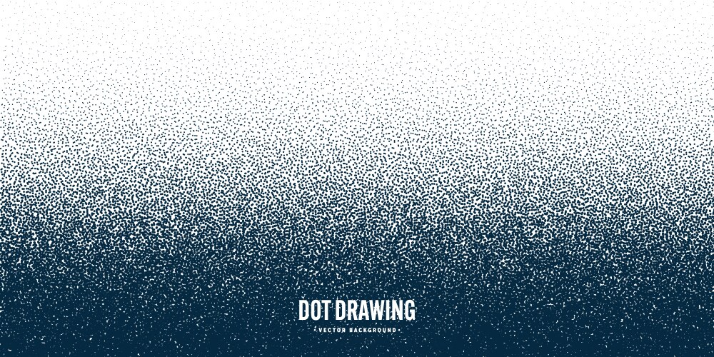 Stipple pattern dotted geometric background Vector Image