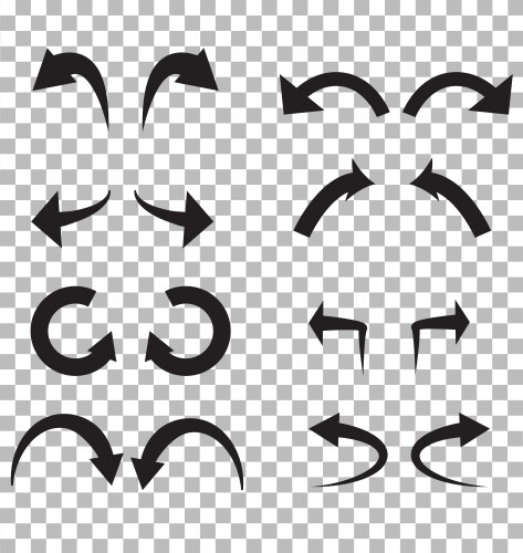 Red arrow icon on white background flat style Vector Image