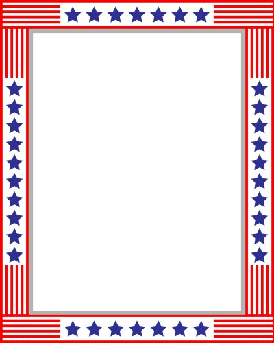 American Flag Corner Border Vector Images (over 260)