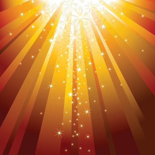 Abstract background with sun light rays Royalty Free Vector