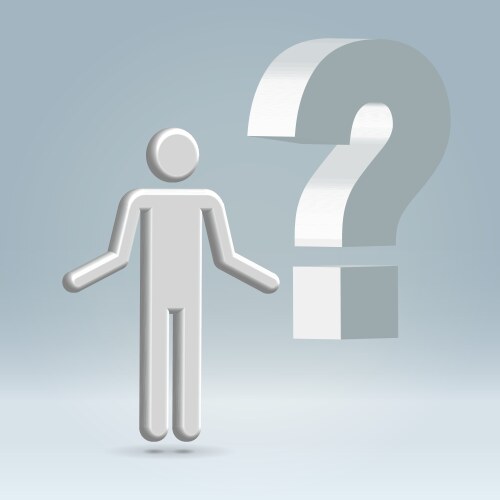 Stickman Question Vector Images (over 720)