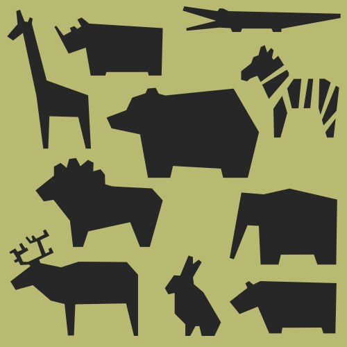 Animals Shapes Vector Images (over 240,000)
