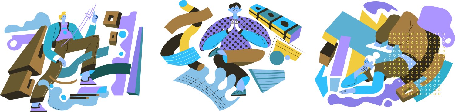 Hobbies and leisure activities talents skills Vector Image