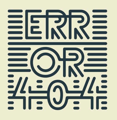 Computer showing error message with cross mark Vector Image