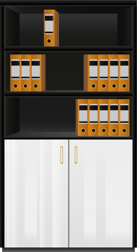 Wooden rack storage stand Royalty Free Vector Image