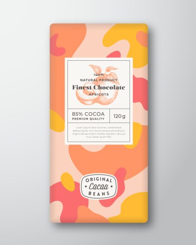 Candy and chocolate label collection design Vector Image