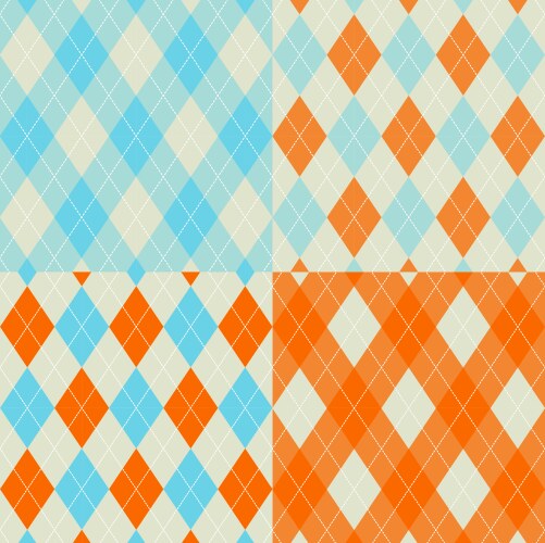 Seamless classical argyle pattern Royalty Free Vector Image