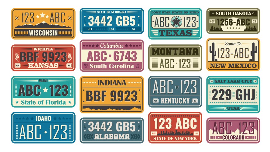 Colorado License Plate Vector Images (51)