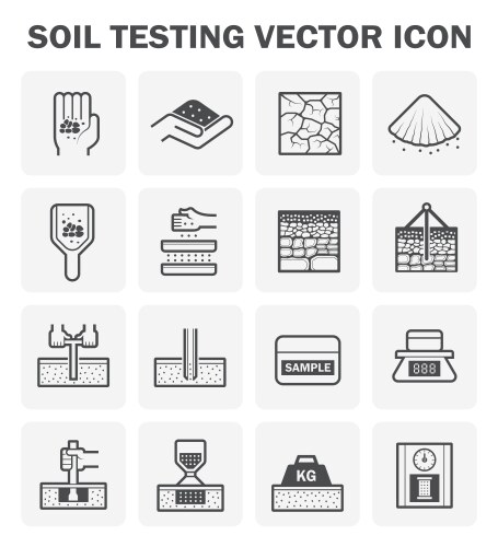 Soil icon Royalty Free Vector Image - VectorStock