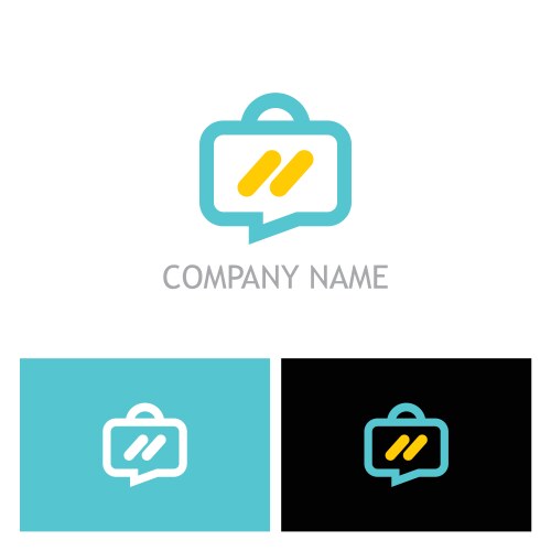 Travel logo design with boat and airplane Vector Image