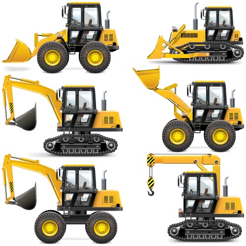 Caterpillar Excavator Vector Images (over 700)