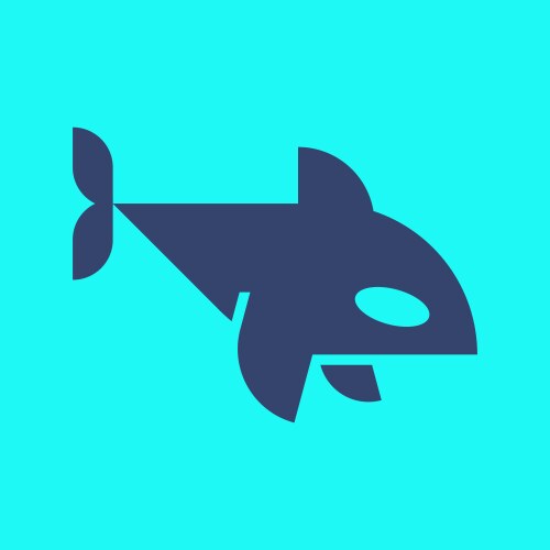 Orca logo Royalty Free Vector Image - VectorStock