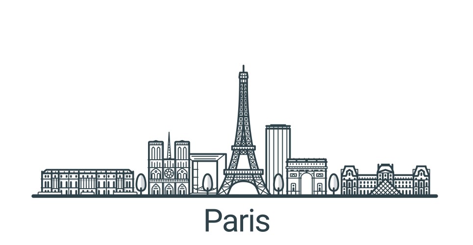 Paris Vector Images & Graphics for Commercial Use | VectorStock