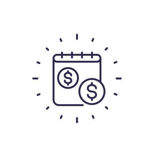Payment Schedule Icon Vector Images (over 4,500)