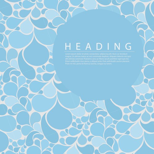 Beautiful water texture Royalty Free Vector Image