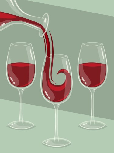 Background template for the wine menu Royalty Free Vector