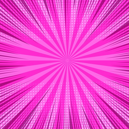 Comic dynamic pink background Royalty Free Vector Image