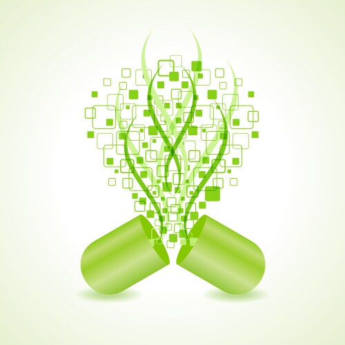 Green Capsule Leaf Vector Images (over 1,700)