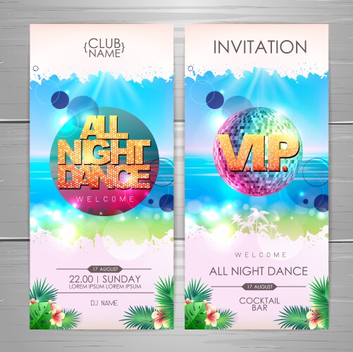 Pool party poster Royalty Free Vector Image - VectorStock