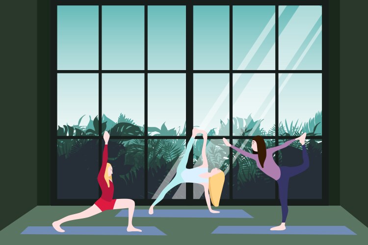 Yoga Class Vector Images (over 10,000)