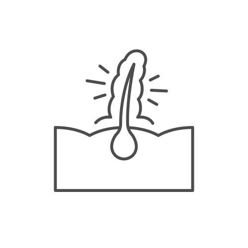 Hair care spray and treatment outline icon Vector Image