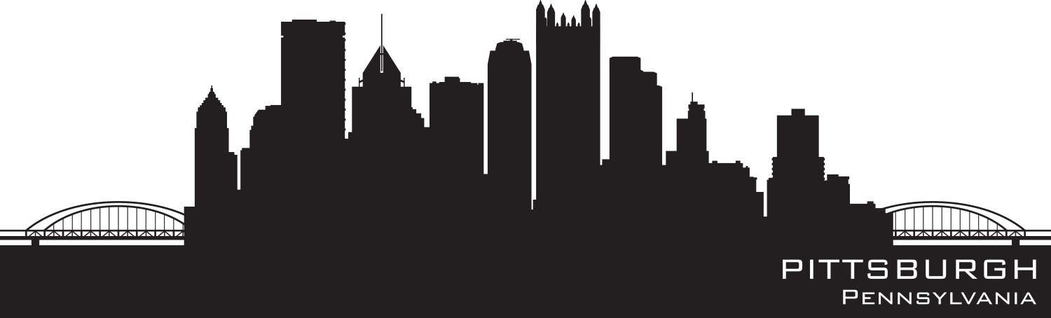 Pittsburgh Skyline Vector Images (over 120)