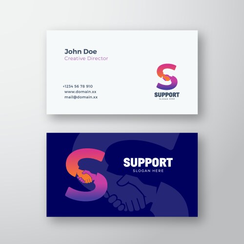 Cooperation abstract sign symbol or logo Vector Image