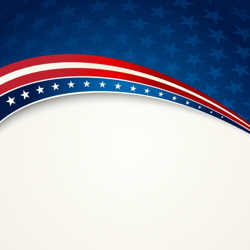 American flag backgrounds template Royalty Free Vector Image