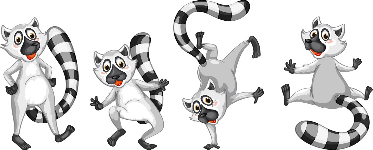 Cartoon Lemur Vector Images (over 2,100)