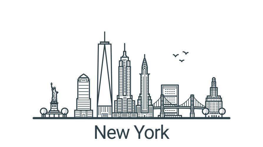 New york Vector Images & Graphics for Commercial Use | VectorStock