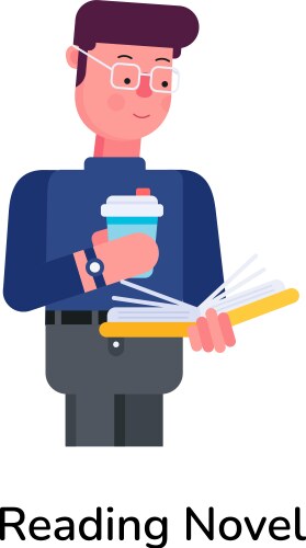 Tale reading Royalty Free Vector Image - VectorStock