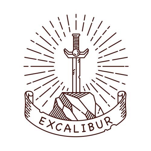 Sword Line Art Vector Images (over 10,000)