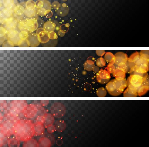 Black background with banner Royalty Free Vector Image
