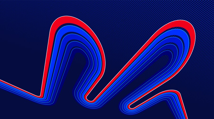 Sports activities games and racing linear Vector Image