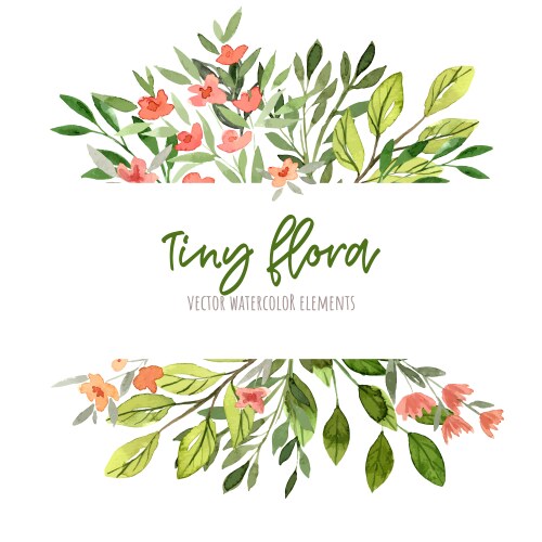 Watercolor autumn banner with leaves Royalty Free Vector