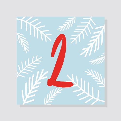 Christmas Number 2 Vector Images (over 1,100)