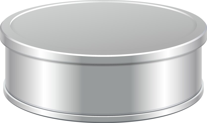 Metal tin can Royalty Free Vector Image - VectorStock