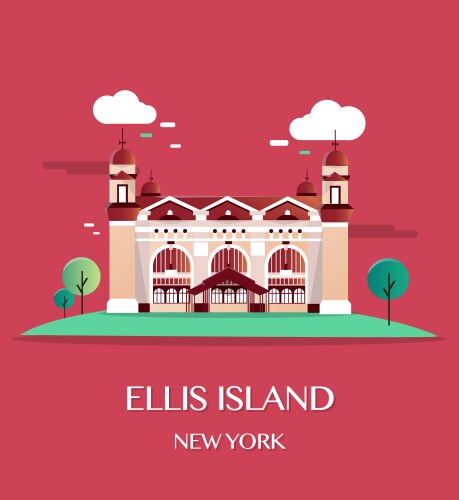 New york city icons and typography design Vector Image