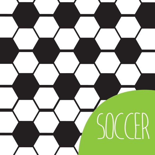 Football or soccer balls seamless pattern Vector Image