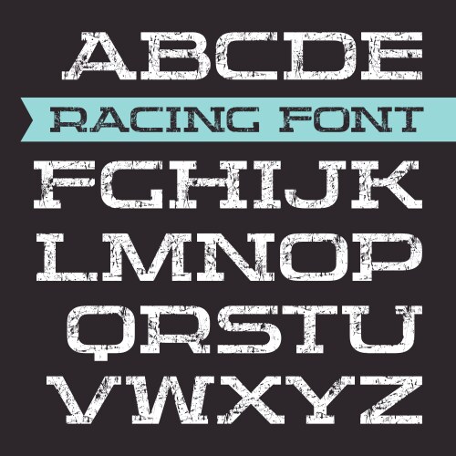 Racing Fonts Vector Images (over 9,700)