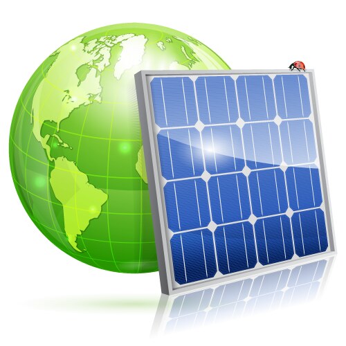 Solar panel Royalty Free Vector Image - VectorStock