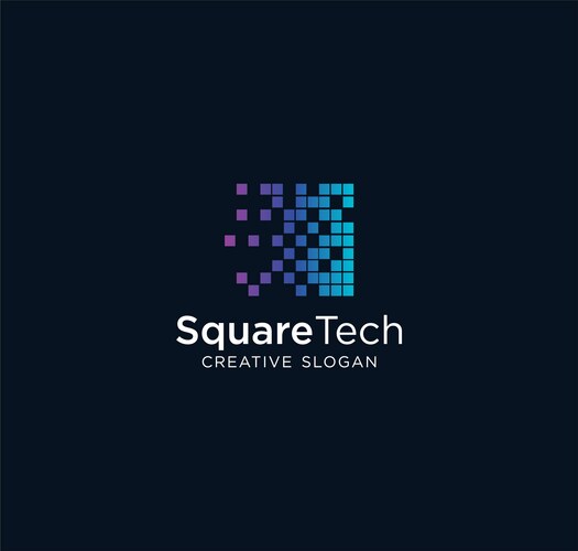Tech Square Logo Vector Images (over 29,000)