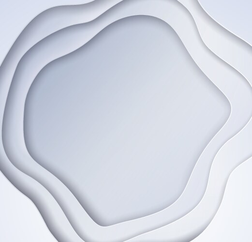 Paper cut style ribbon banners Royalty Free Vector Image