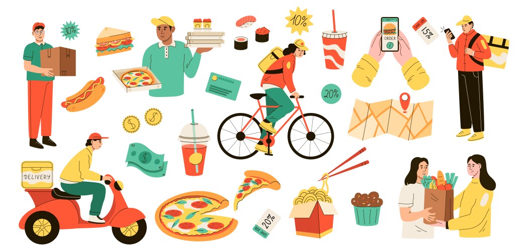 Food Delivery Vector Images (over 100,000)