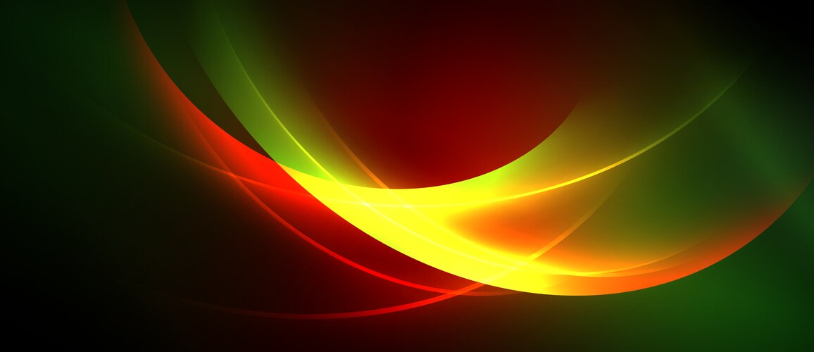 Curves abstract yellow red Vector Images & Graphics for Commercial Use ...