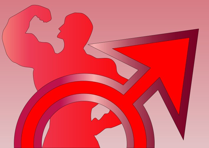 Man was created by god Royalty Free Vector Image