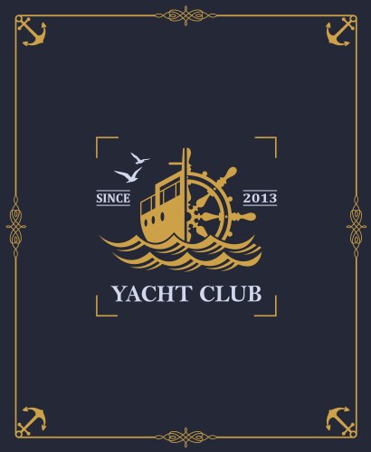 Yachting labels and badgesjpg Royalty Free Vector Image