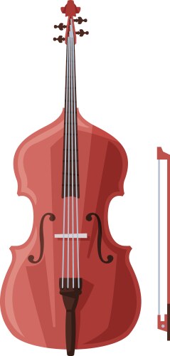 Set stringed musical instruments classical Vector Image