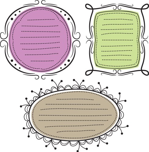 Cute frame Royalty Free Vector Image - VectorStock